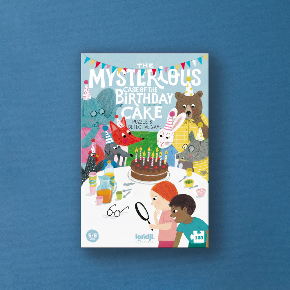 Londji Detective Puzzle Birthday Cake – 100 pieces mystery game